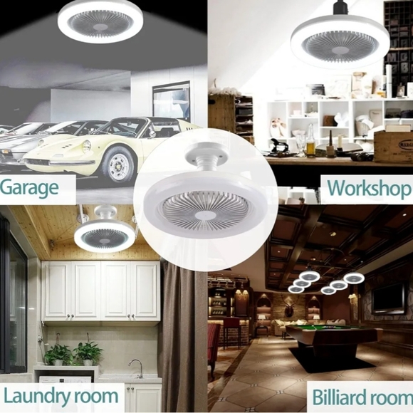 farpoint | Other | Cool N Bright Socket And Ceiling Fan With Remote ...